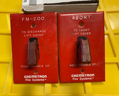 Chemtron FM-200 Release & Abort Switches | eBay