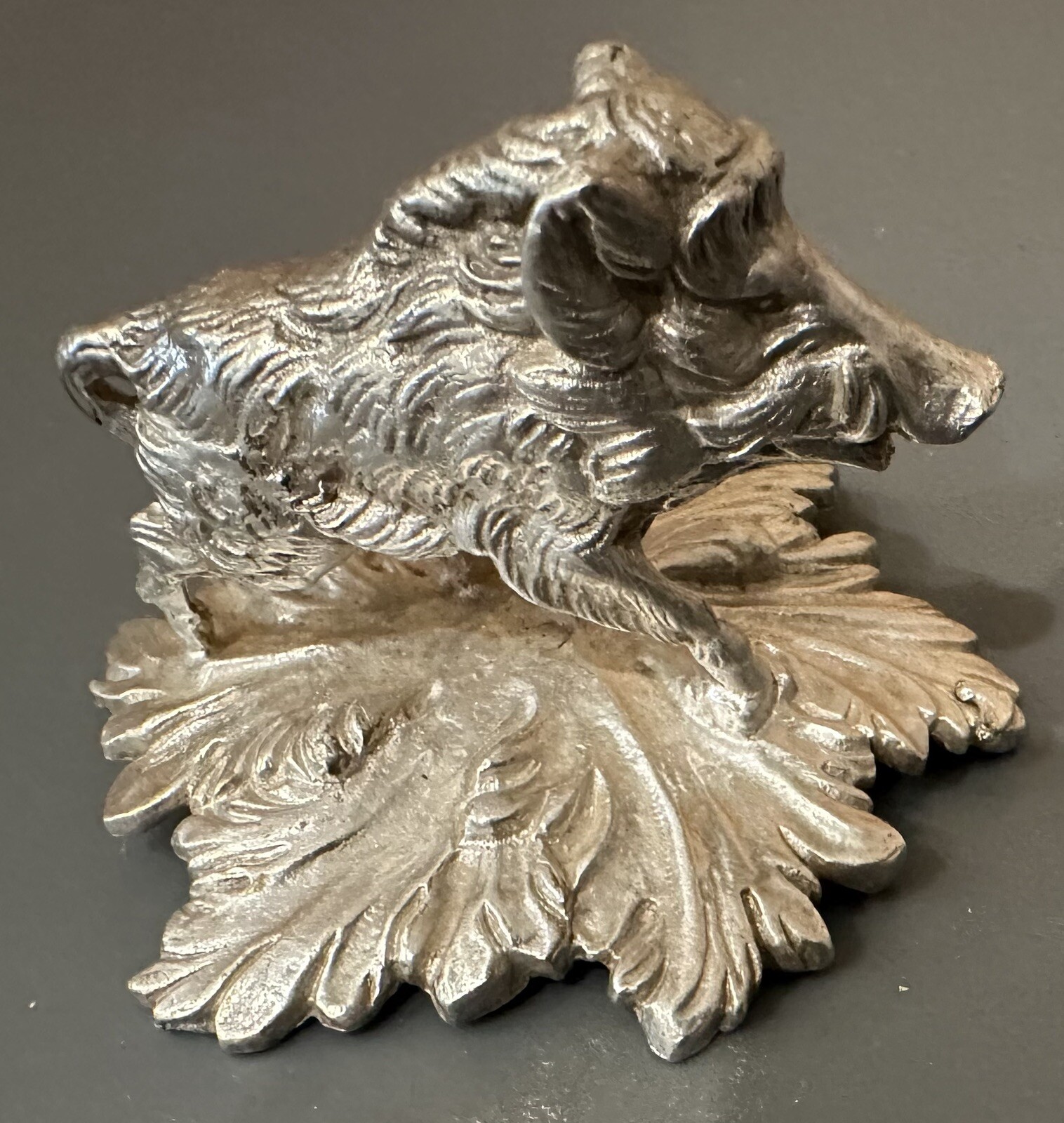 Antique Silver Decorative Wild Boar Figure | eBay