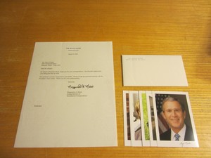 Packet of 11 3.5"X5" George W. Bush Presidential Photos with Envelope ...