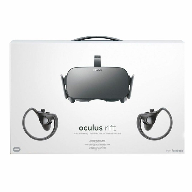 Meta Oculus Rift CV1 Virtual Reality Headset with Controllers Sensors ...