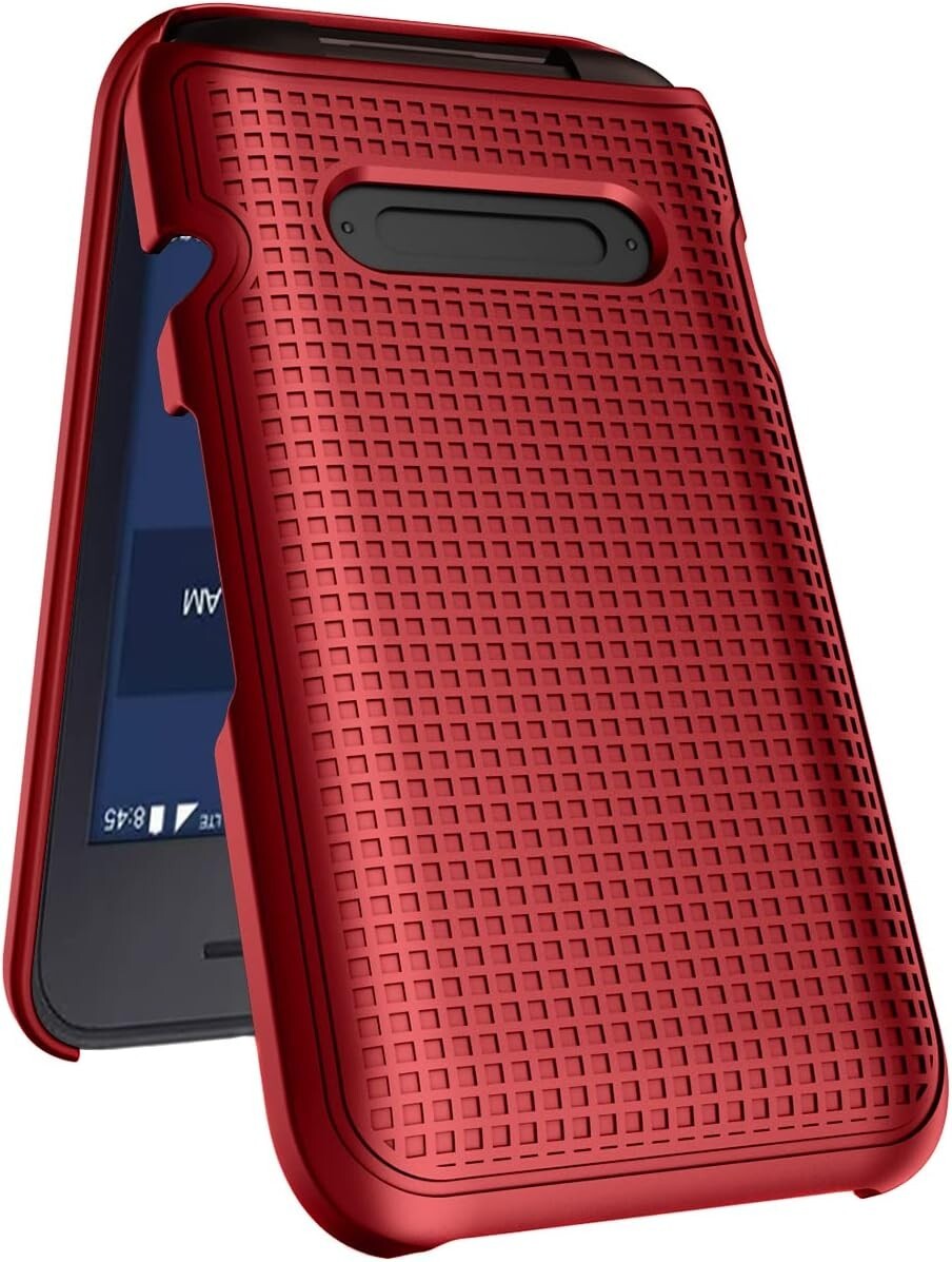 Case for Consumer Cellular Verve Snap Flip Phone RED Z2336CC, NEW | eBay