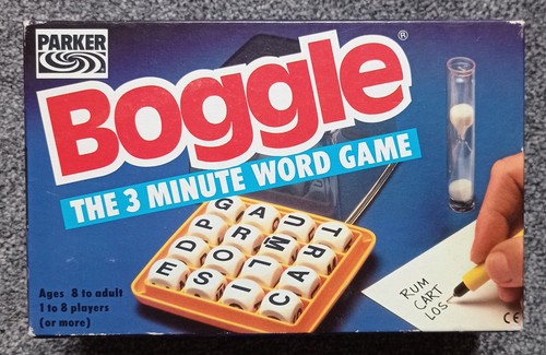 Boggle 3 Minute Word Game - Complete Parker Games | eBay