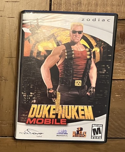 Duke Nukem for Tapwave Zodiac Box Manual and Game Card Rare Game ...