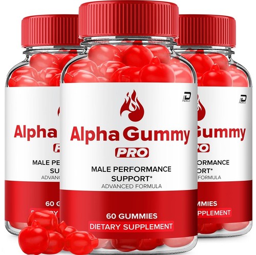 (3 Pack) Alpha Gummy Pro Gummies for Men – AlphaGummy Pro Male Gummy All-Natural | eBay