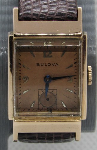 1945 Men's Bulova 8AE "Douglas" Rose Gold Manual Wind - Restored and ...