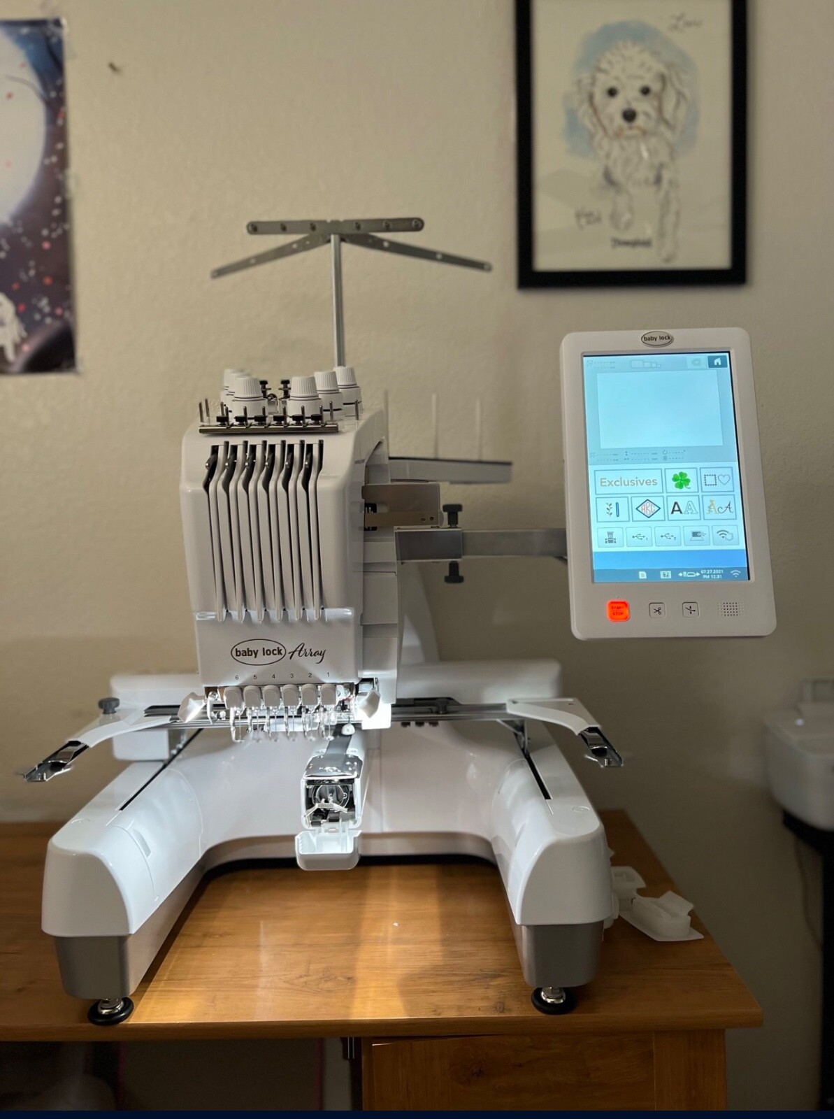 babylock array multineedle embroidery machine | eBay