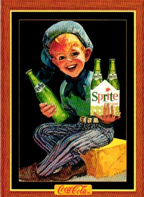 1995 Collect-A-Card Coca-Cola Collection Series 4 #331 Sprite carton ...
