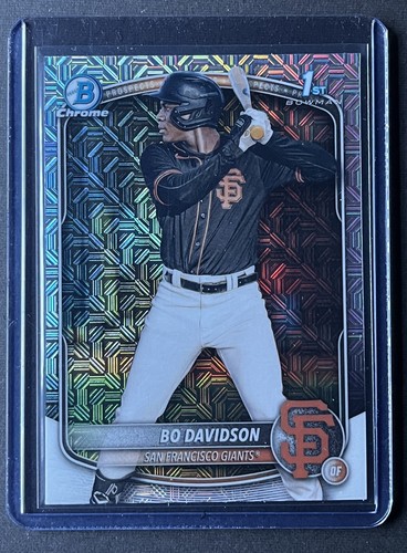 2025 Bowman Chrome - Bo Davidson #BCP-206 1st Bowman Mojo Refractor ...