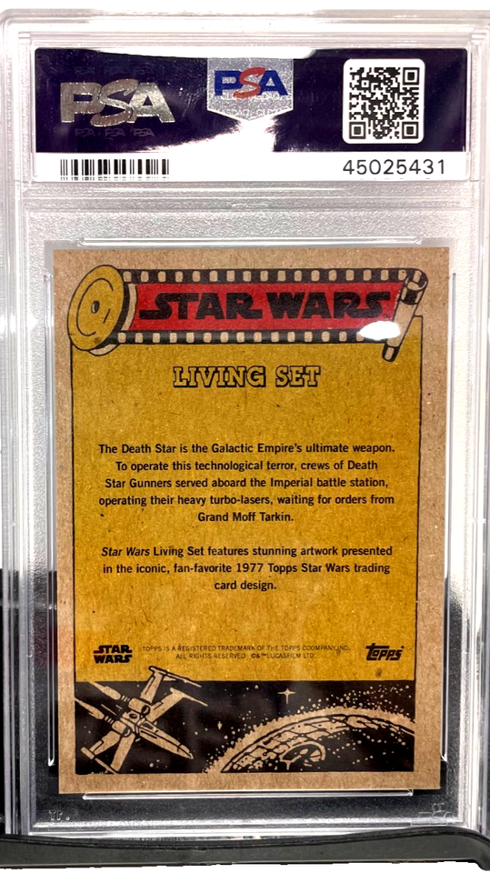 2019 Topps Star Wars Living Set #8 Death Star Gunner PSA 10 GEM Mint | eBay