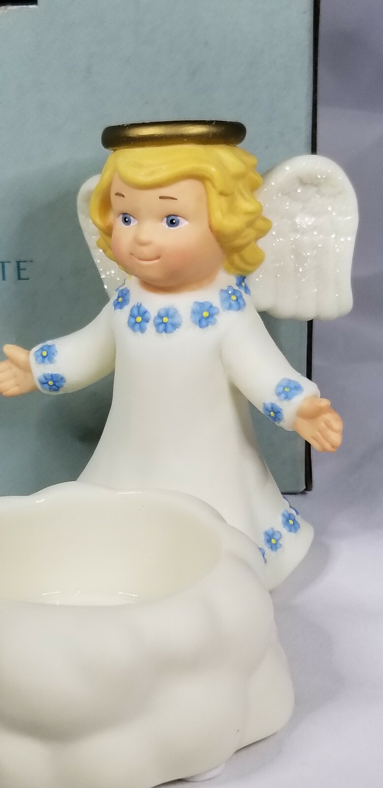 PartyLite Noelle Tealight Angel Candle Holder Christmas Home Decor ...