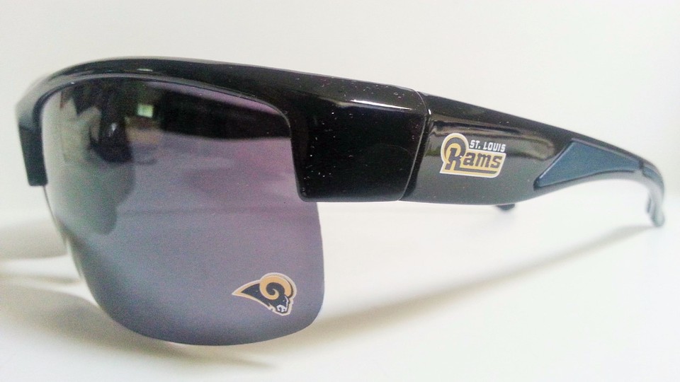 NFL Football Polarized Sport Wrap Team Sunglasses with Storage Pouch ...