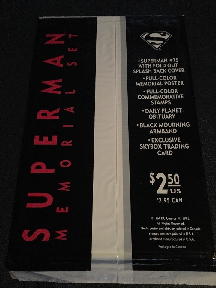 Superman Memorial Set 1992 New In Package Comic Dc Comics | eBay