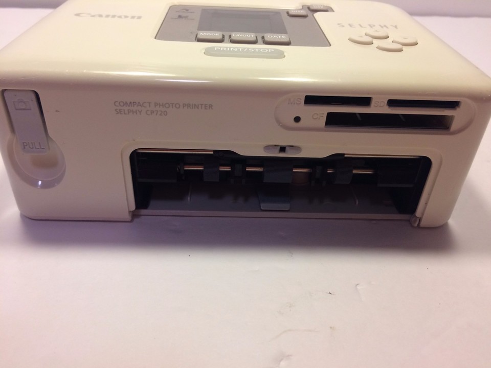 Canon Selphy CA-CP200 Compact Photo Printer NO Power Cord. NO BACK ...