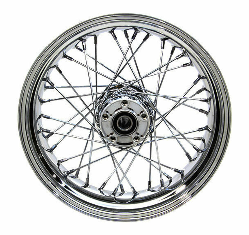 Chrome 40 Spoke 16" x 5" Rear Wheel Rim Harley 08-2020 Sportster Wide ...