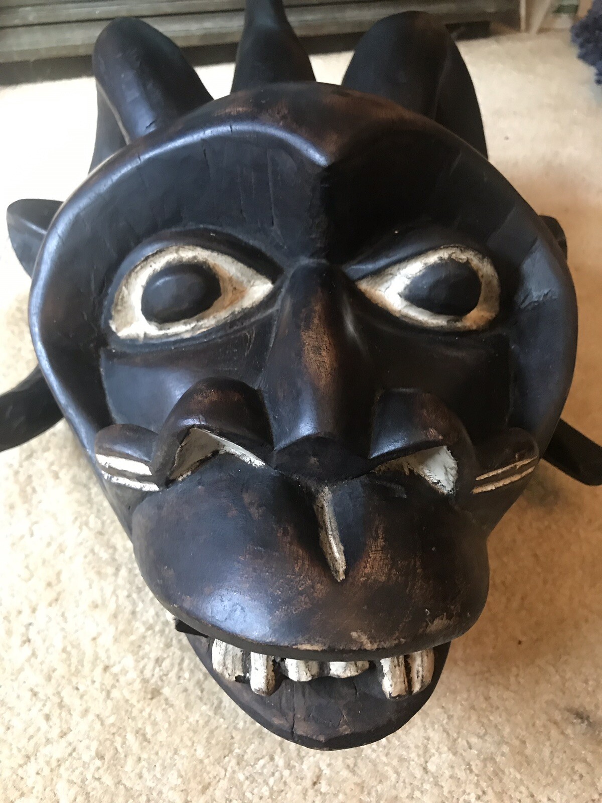 Rare One Of A Kind Majestic African Sun god Mask | eBay