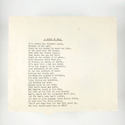 War Soldier Poem Army