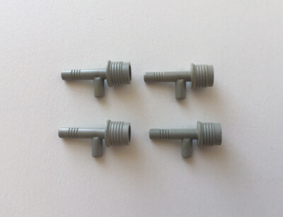 LEGO Vintage Lot Of 4 Old Light Gray Minifig Utensil Space Gun / Torch ...