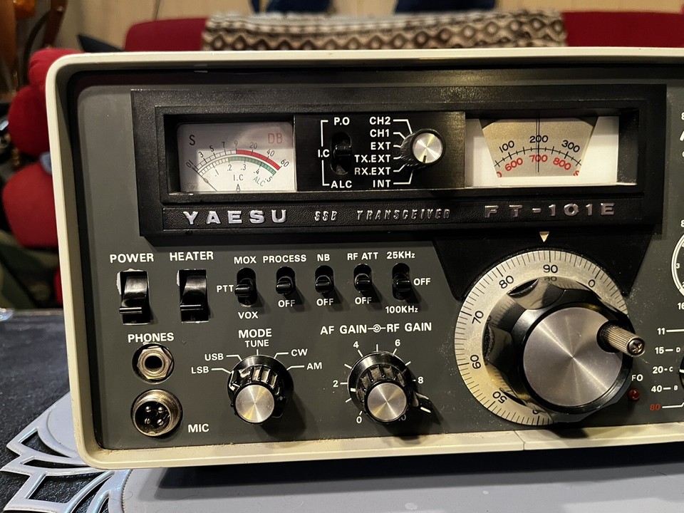 YAESU FT-101E SSB 100W Ham Radio Transceiver as Is | eBay