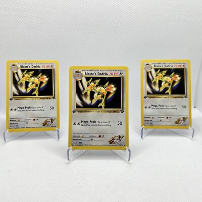 (1x) BLAINE’S DODRIO - 1st Edition Gym Challenge - 32/132 - Uncommon ...