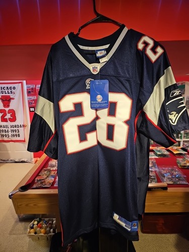 New England Patriots Corey Dillon Reebok On Field NFL Jersey Sewn Men's ...