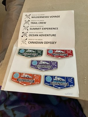 Oa High Adventure Flap Set Limited Edition Commemorative 2018 169 of ...