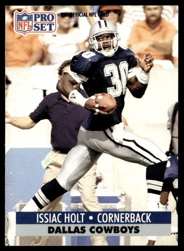 1991 Pro Set Issiac Holt Dallas Cowboys #131 | eBay