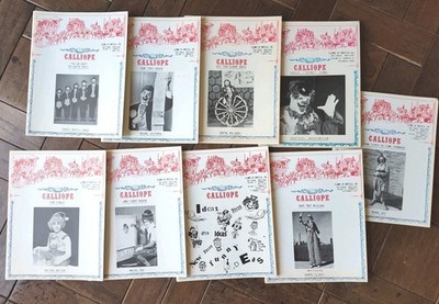 MAGAZINES,LOT OF 9 VINTAGE ISSUES-clowns Of America- 1970's CALLIOPE ...