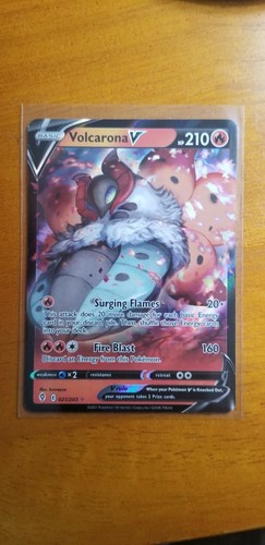 VOLCARONA V 021/203 Evolving Skies Ultra Rare Full Art Holo-Mint Pack ...