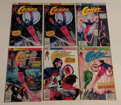 The Comet 1 2 3 4 5 Impact Comics 1991 Comic Lot Cheap Comic Set ! | eBay