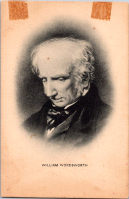 Vintage Postcard William Wordsworth Poet Portrait Classic Literary ...