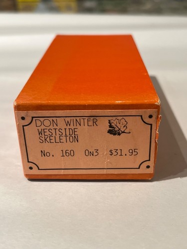 Vintage On3 Don Winter Westside Lumber Co. Skeleton Log Car kit, w ...