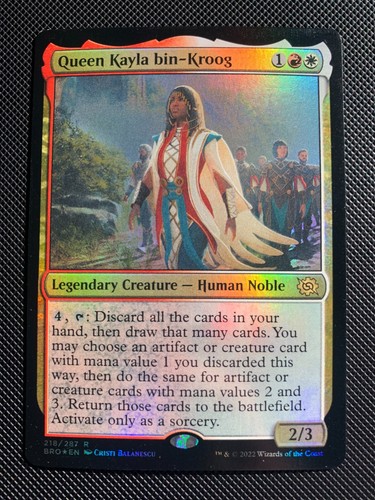 Queen Kayla bin-Kroog - Foil - The Brothers' War MTG | eBay