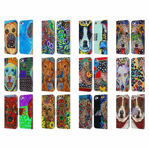 OFFICIAL MAD DOG ART GALLERY DOGS 2 LEATHER BOOK CASE FOR APPLE iPOD ...
