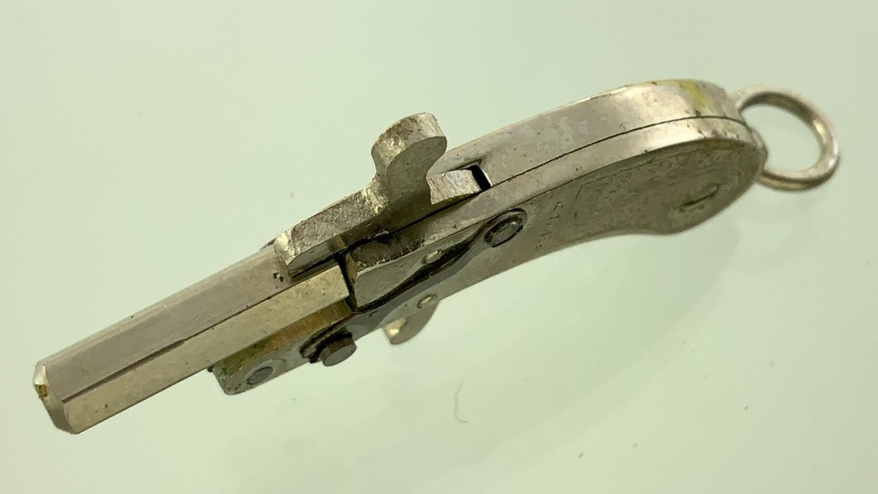 Antique 2mm Pinfire Pistol Maus German Berloque Cap Gun Toy Cartridges ...