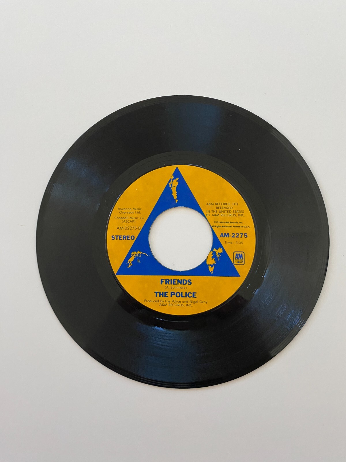 The Police – De Do Do Do, De Da Da Da Vinyl, 7", 45 RPM Single Rock/New ...