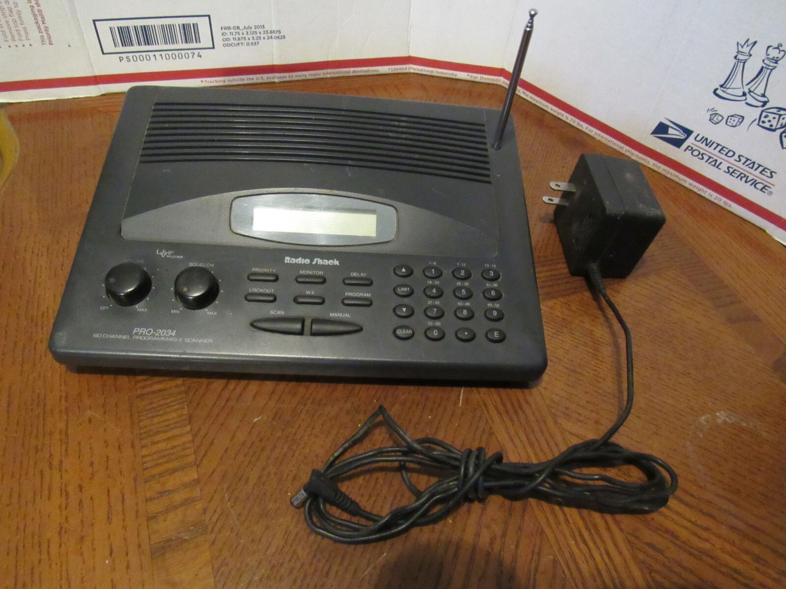 Radio Shack Pro 2034 Programmable 60 Channel Police Fire Weather ...