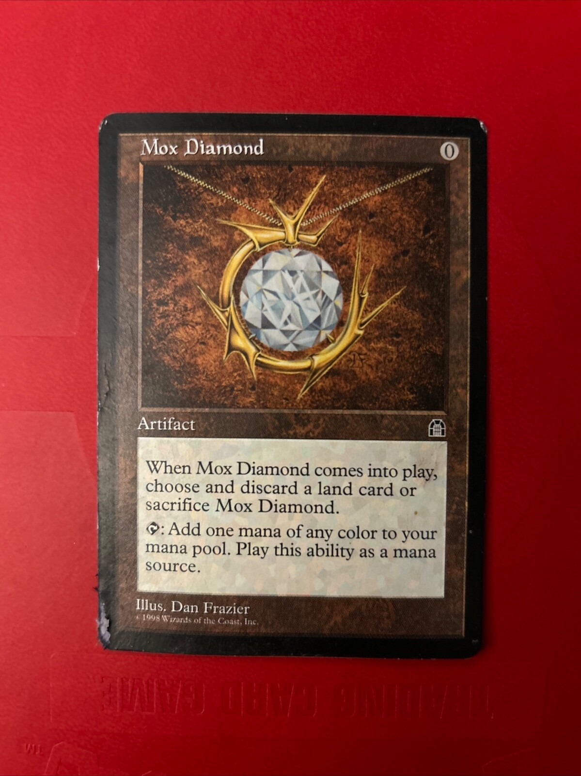 1x Mox Diamond Artifact - Rare Magic the Gathering 1998 Vintage MTG ...