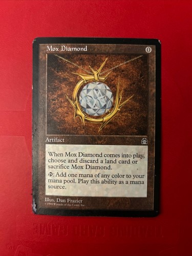 1x Mox Diamond Artifact - Rare Magic the Gathering 1998 Vintage MTG ...