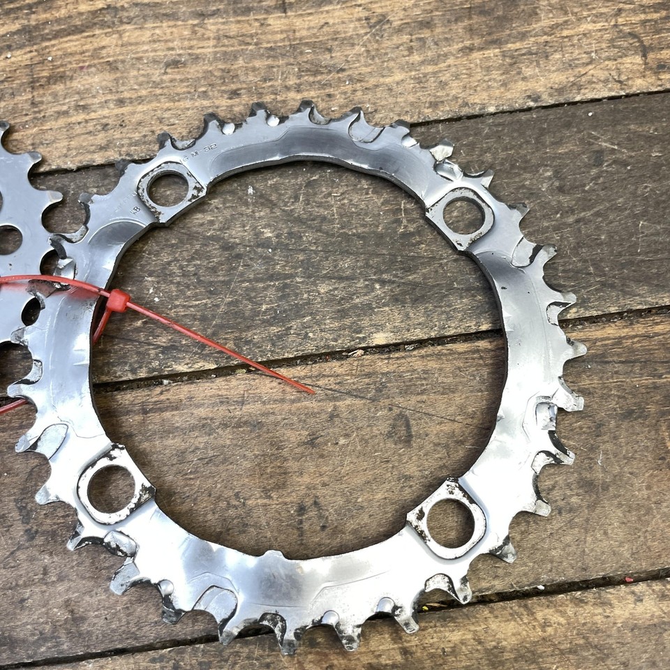 Shimano STX-RC FC-MC40 Triple Chainring Set 42 32 22T 4-Bolt 104/64 BCD ...