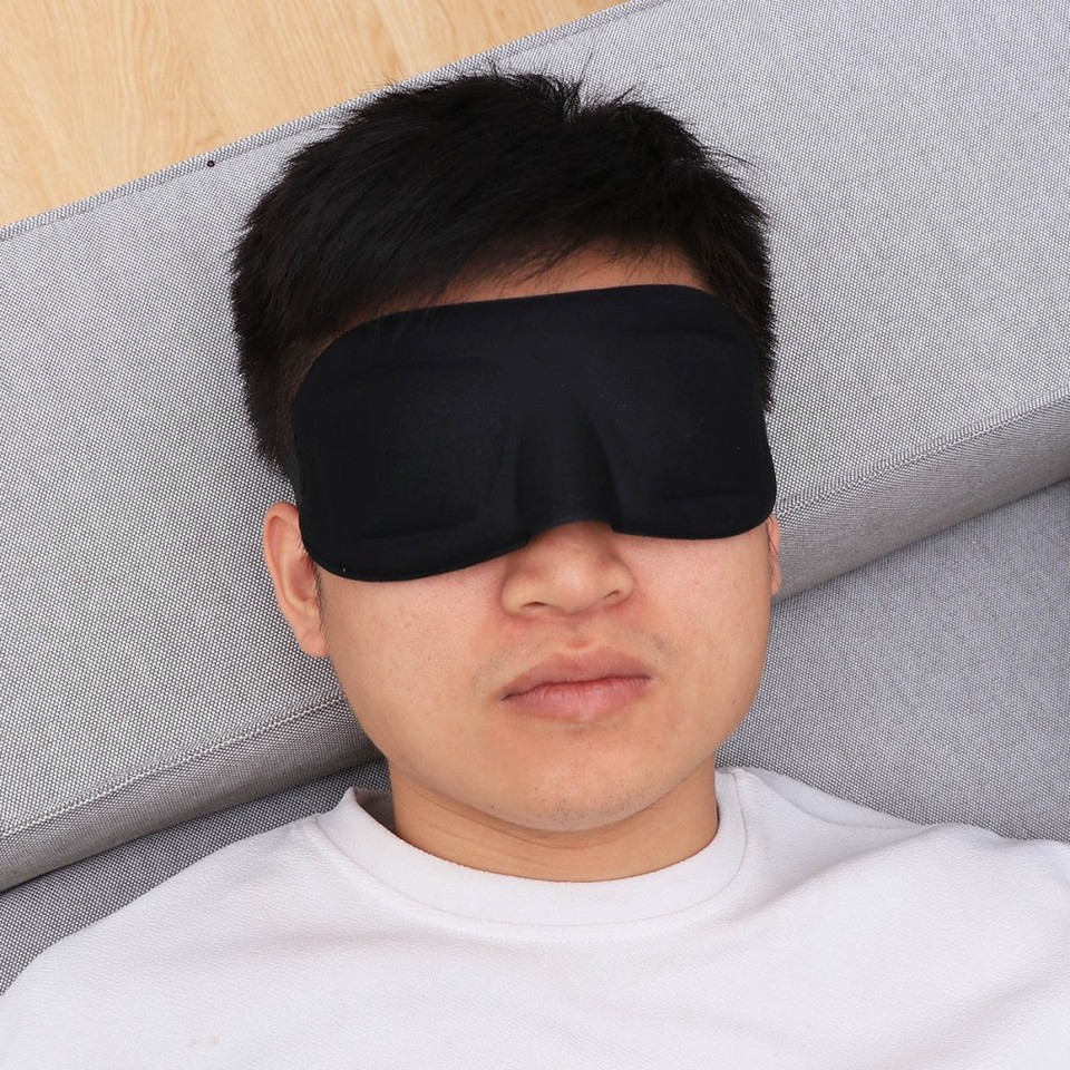 3 Count Goggles Eye Cover Sleep Mask Shade Sleeping Masks for Adults ...