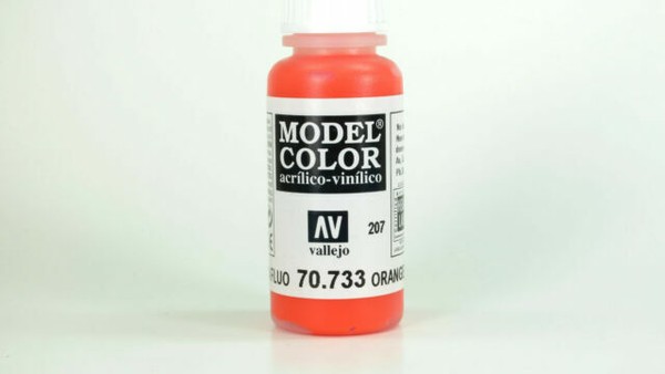 Vallejo Acrylic Paint Model Color Orange Fluorescent 17ml Val70733 for ...