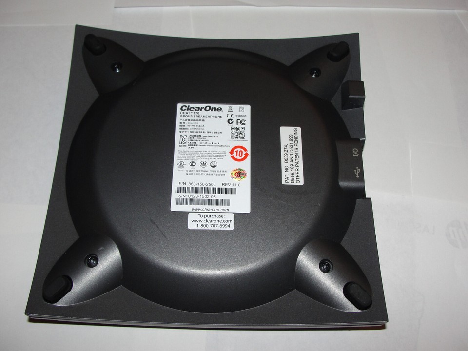 🔥ClearOne CHAT 170 860-156-250L Group Speakerphone Conference | eBay