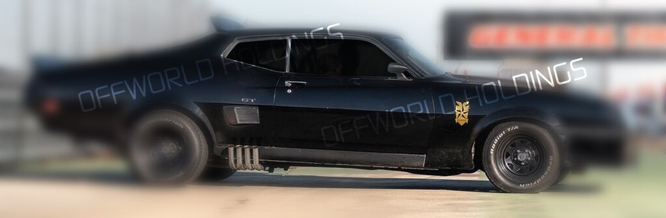 MFP MAD MAX sticker badge MAIN FORCE PATROL Road Warrior Interceptor ...