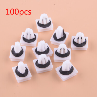 Für Honda for Acura Profil Clips Schraube W / Dichtung Weiß 100Teile ...