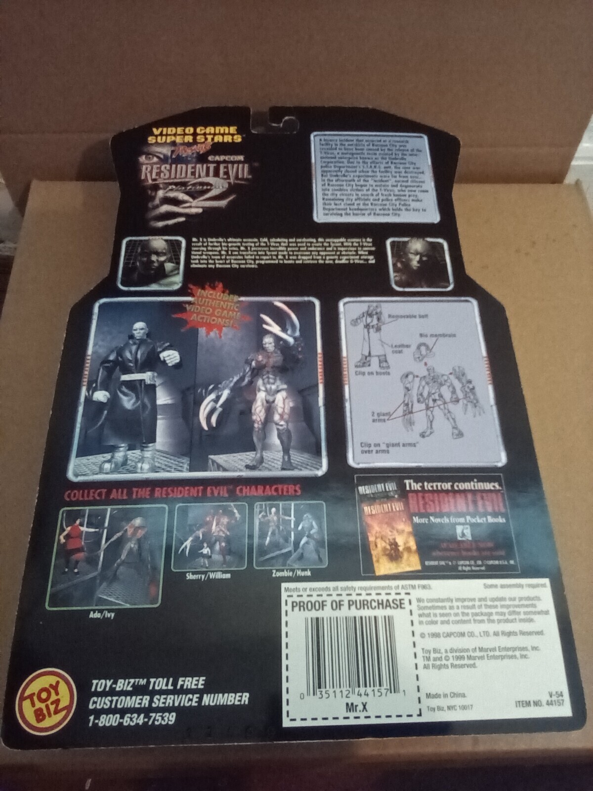 TYRANT MR.X toy biz RESIDENT EVIL 2 Platinum Biohazard Toybiz 🔥 MINT ...