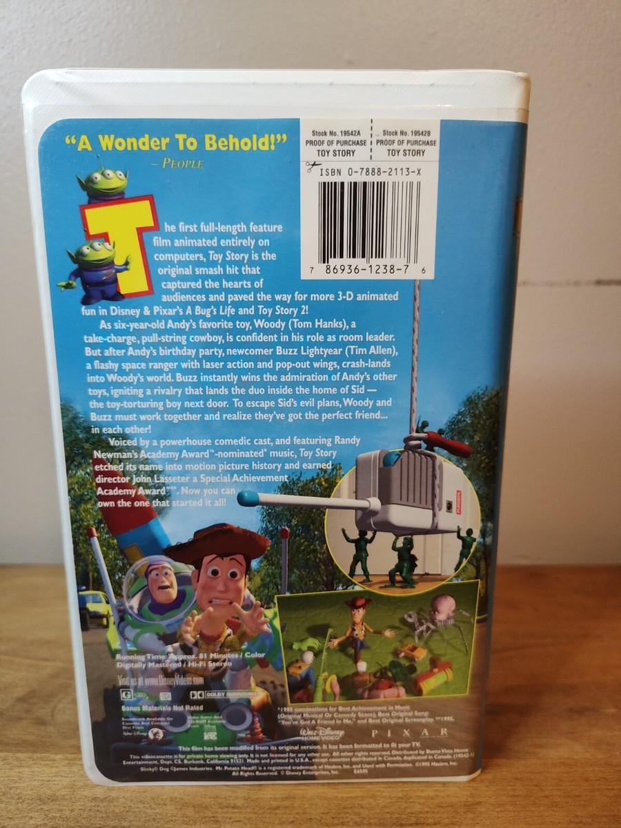 Walt Disney Gold Classic Collection Toy Story Vhs Ebay McDonald's