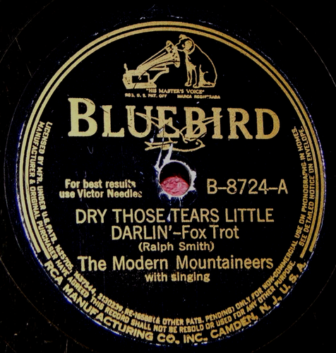 Modern Mountaineers Dry Those Tears Little Darlin' 78 PLAY GRADED Fully ...