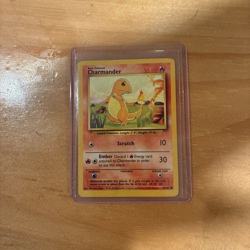 First Edition Charmander Ultra Rare 1995 Card 46/102 - Mint Condition ...