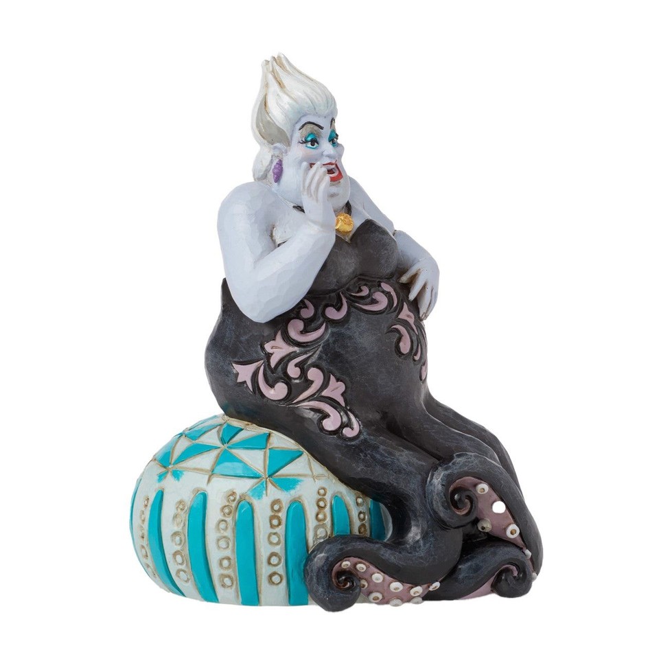 Jim Shore Disney Traditions Ursula Sitting On Sea Urchin Figurine ...