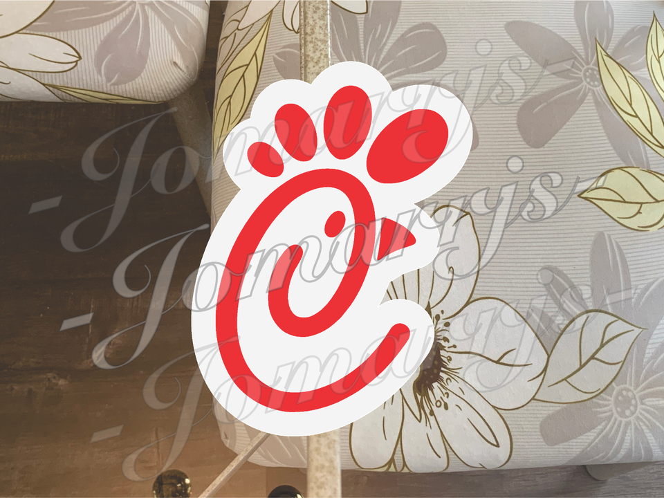 Chick Fil A Logo Custom Vinyl Sticker Decal fan tumbler laptop fast ...